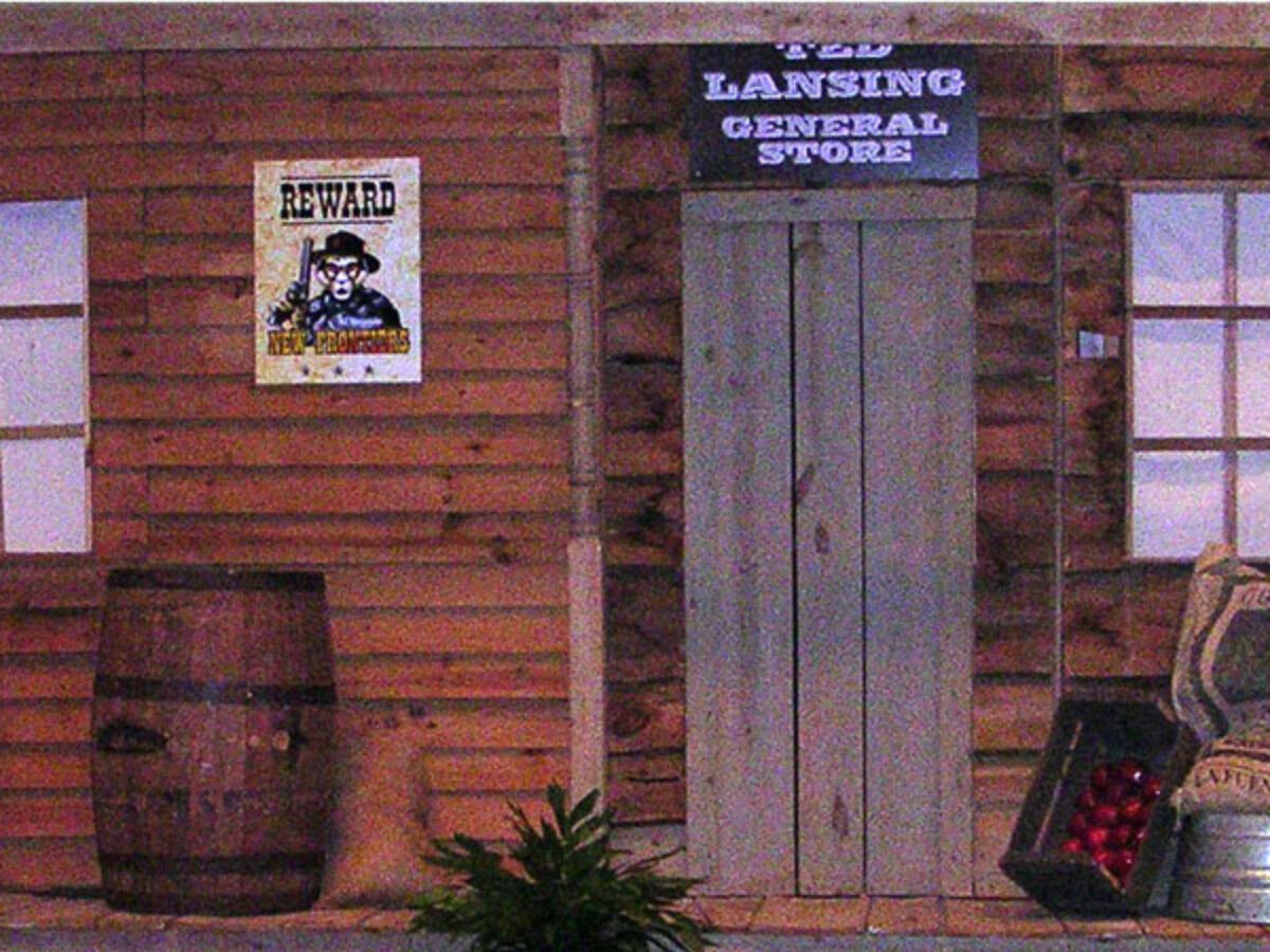Western Movie Set Storefront Facade Western Town Film Set Old West