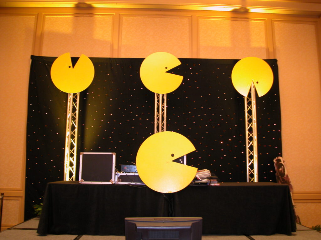 Pac Man Backdrop - Monte Carlo Productions